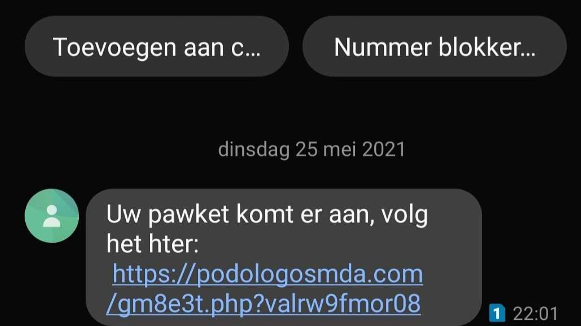 Politie waarschuwt voor nep-sms’jes