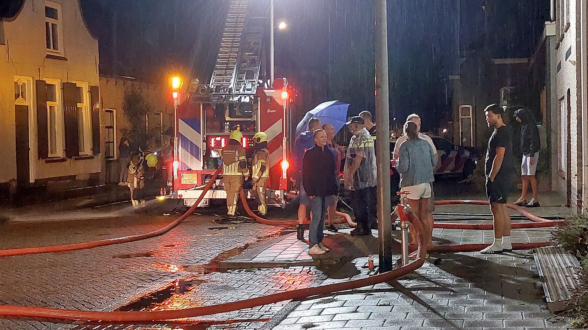 Bliksem veroorzaakt brand