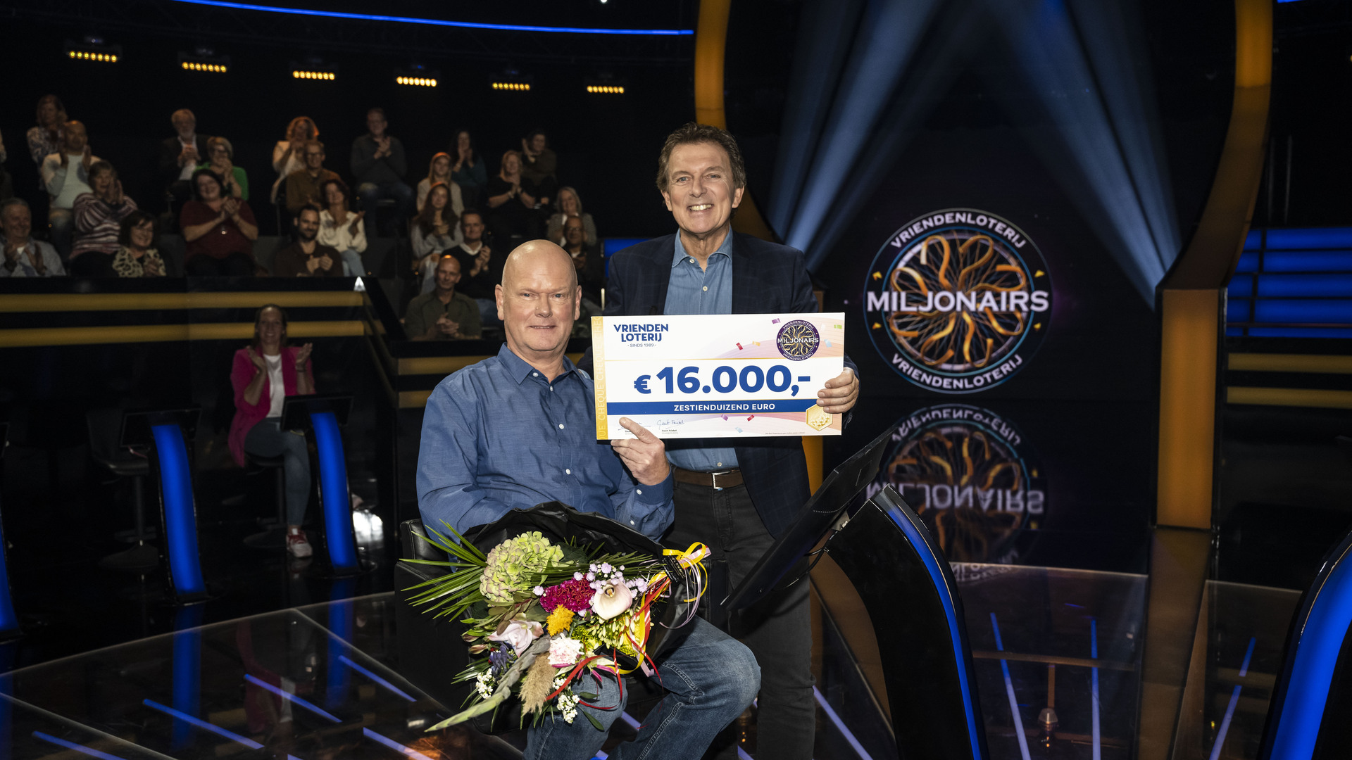 Harm uit Sprang-Capelle wint 16.000 euro bij VriendenLoterij Miljonairs