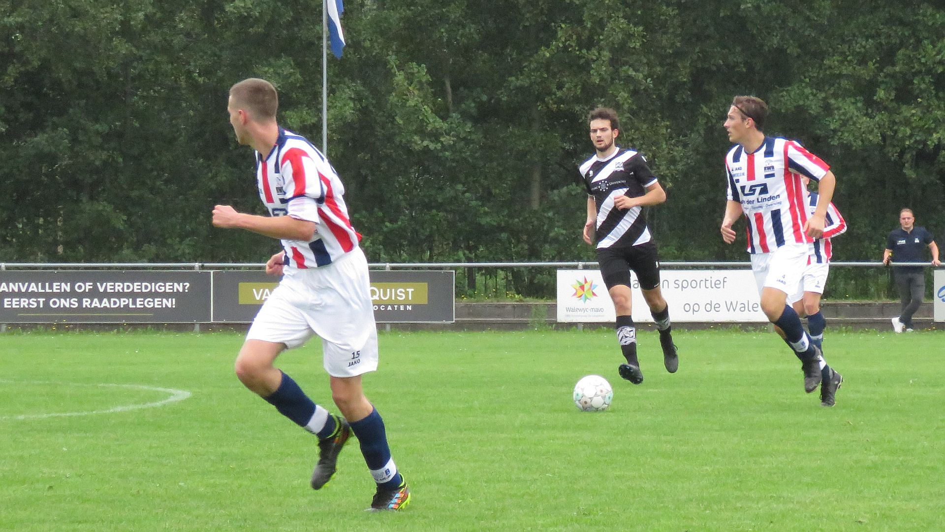 Bekerwedstrijd RWB-TSVV Merlijn eindigt in 3-3