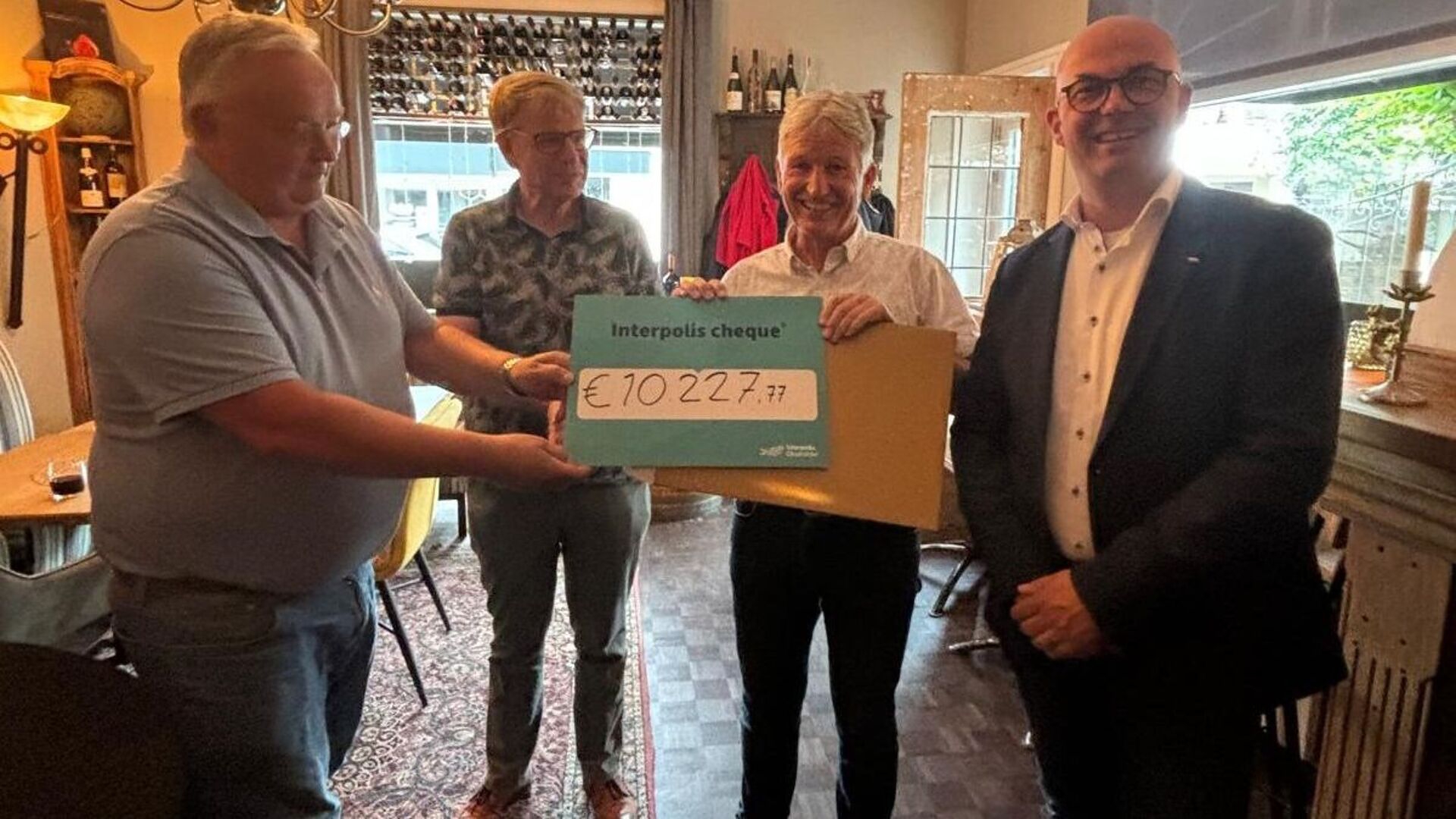 Interpolis cheque voor Bedrijvenpark Kaatsheuvel
